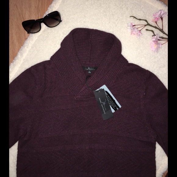 Marc Anthony | Sweaters | Nwt Marc Anthony Shawl Collar Mens Sweater ...